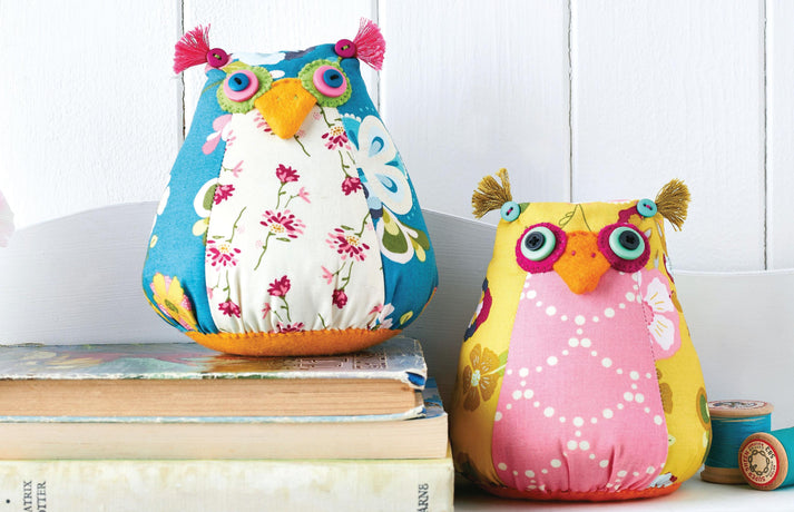 Easy Owl Bookends Sewing Pattern | Sew HQ